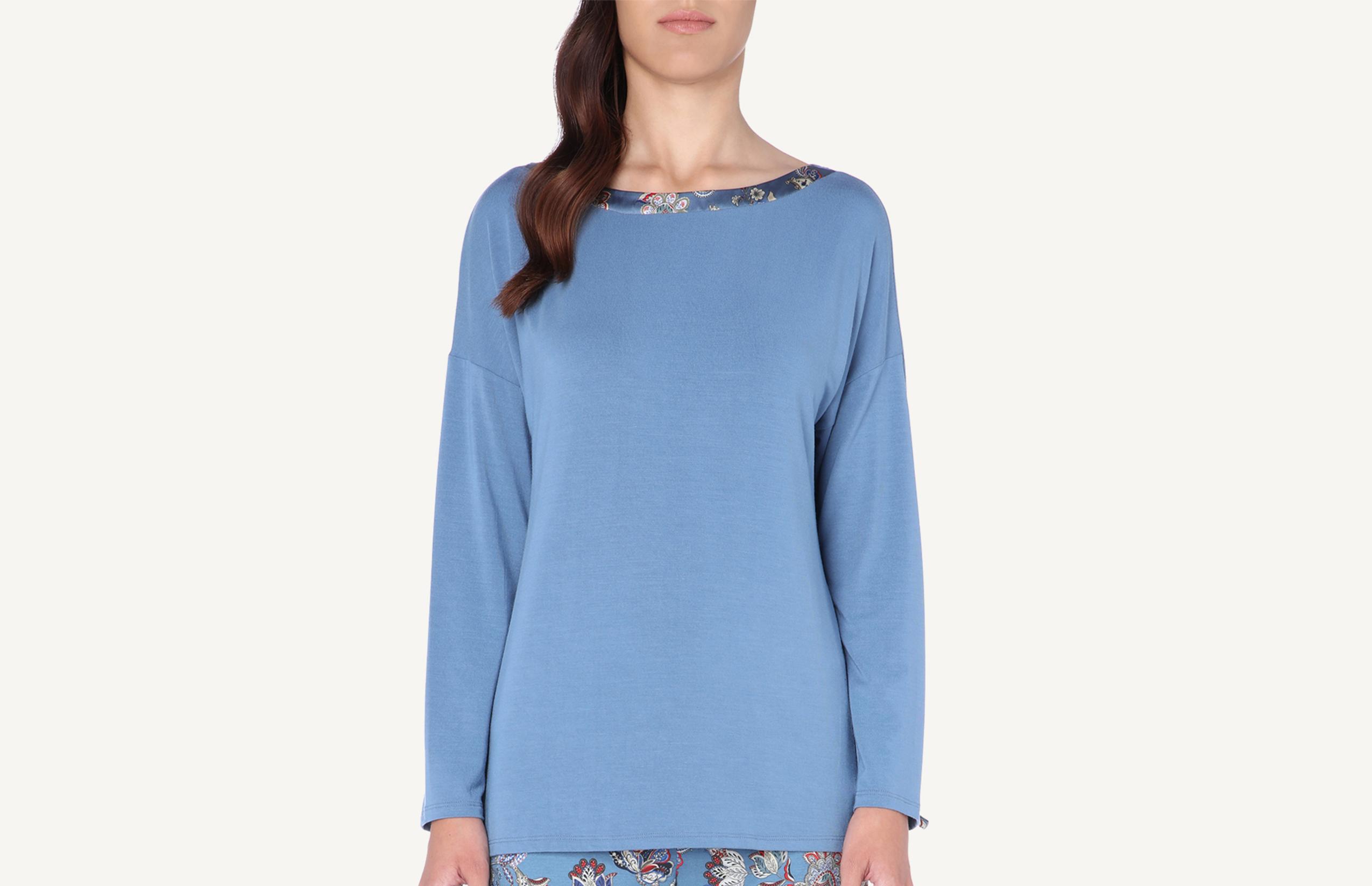 Blusa em Micromodal Estampado Cachemire - CLD784 - Intimissimi