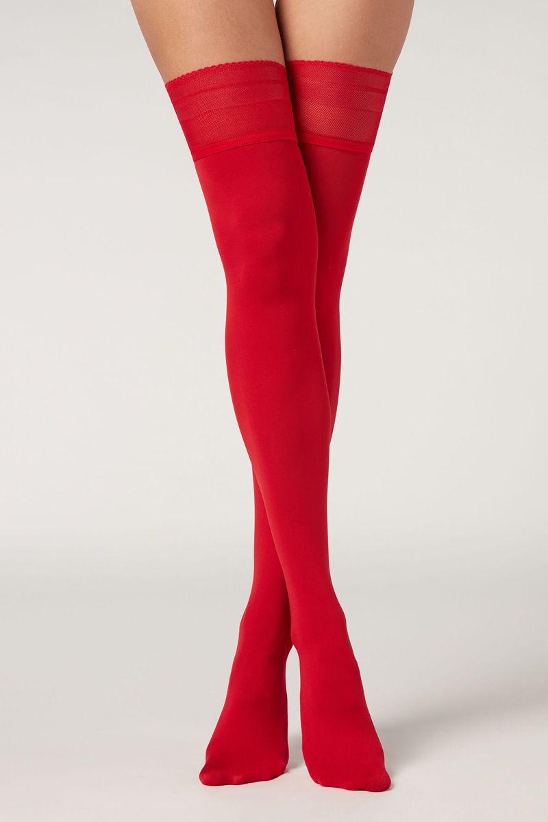 Meias Opacas 7/8 Autoaderentes - MIA008 - Calzedonia