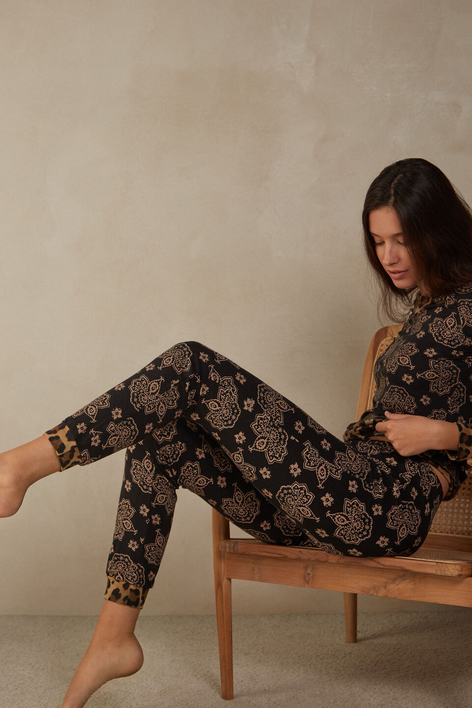 Calça em Modal Lady Animalier - PD2477P - Intimissimi