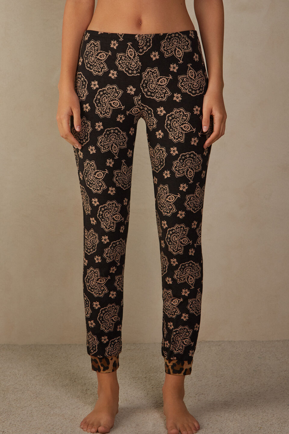 Calça em Modal Lady Animalier - PD2477P - Intimissimi
