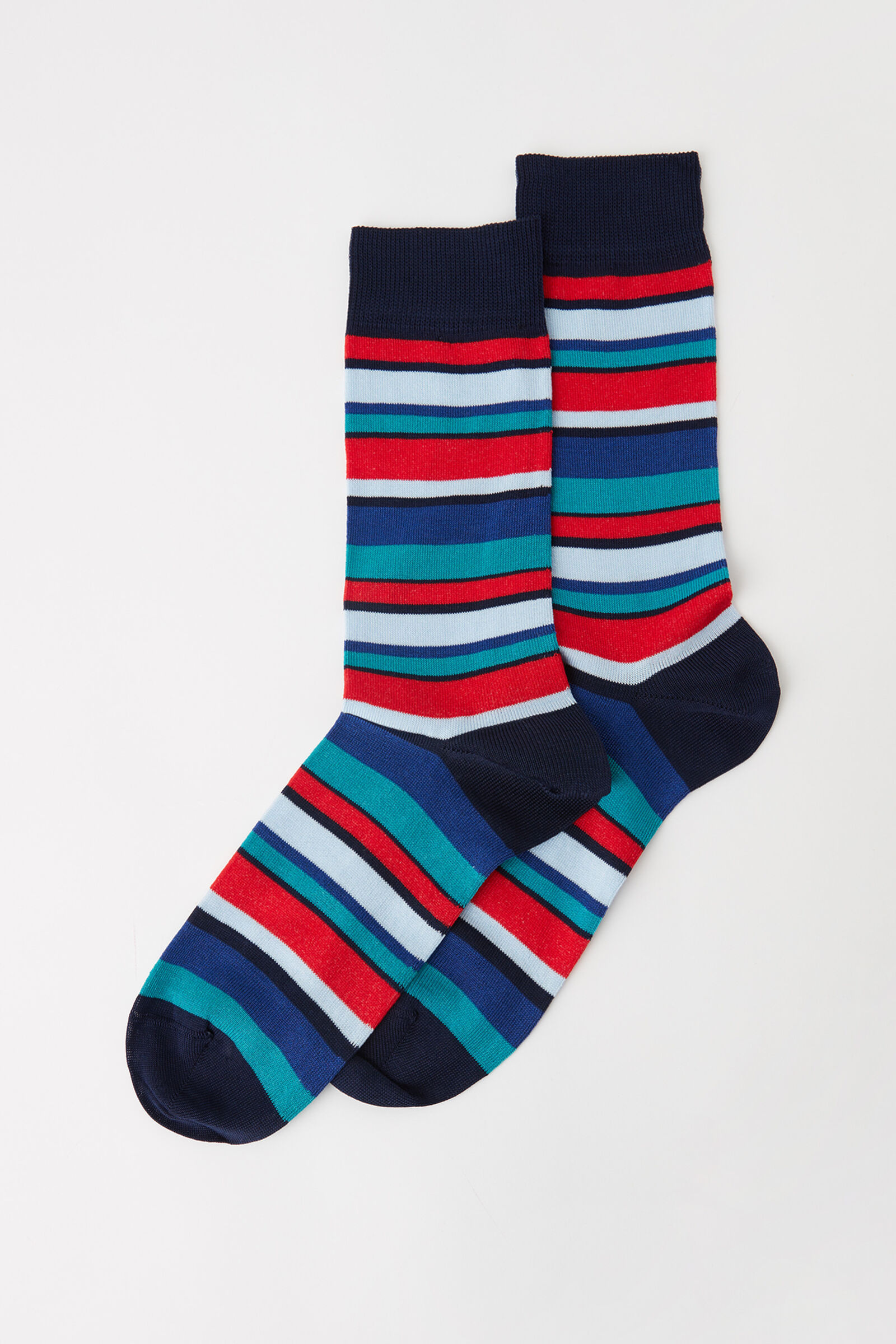 Meias Curtas com Listras Coloridas para Homem - UC0393 - Calzedonia