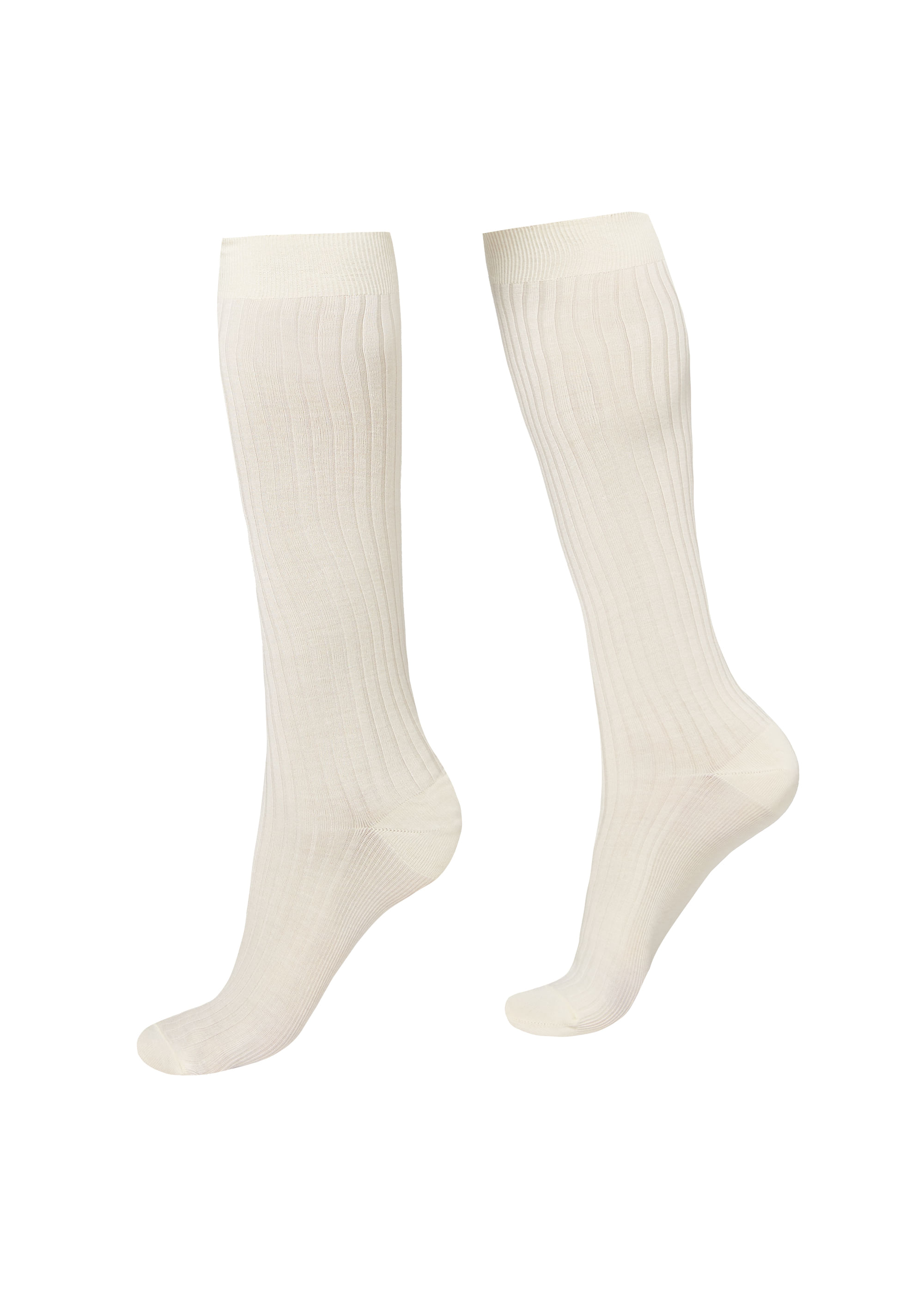 Meias Longas com Cashmere Canelado - DL0085 - Calzedonia