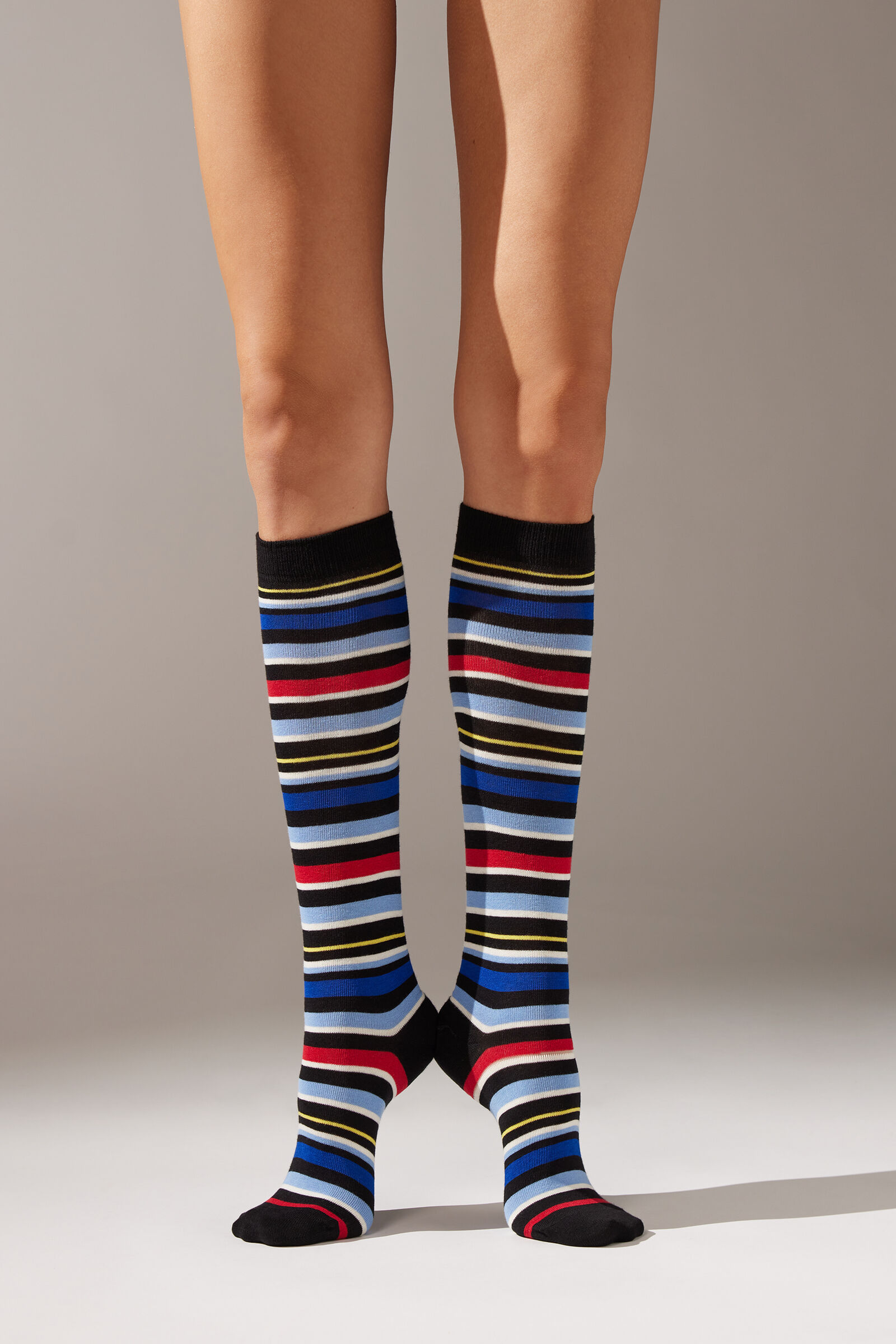 Meia Longa Listrada - DL0373 - Calzedonia