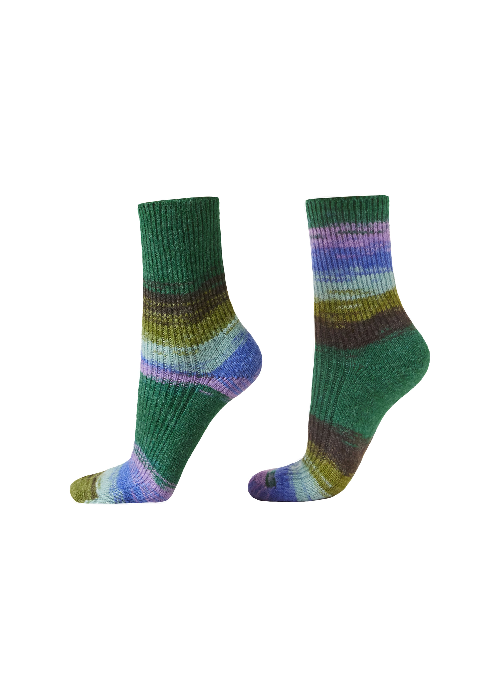 Meia Curta Com Listras - DC0542 - Calzedonia